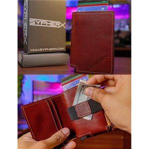 Bags | Sypher X Mens Pop Up Ejector Bifold Leather Wallet With Rfid ...
